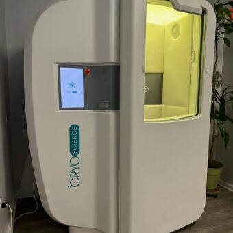 Cryomed Pro Ultra, a cutting-edge fiberglass cryosauna with 5 onboard ...